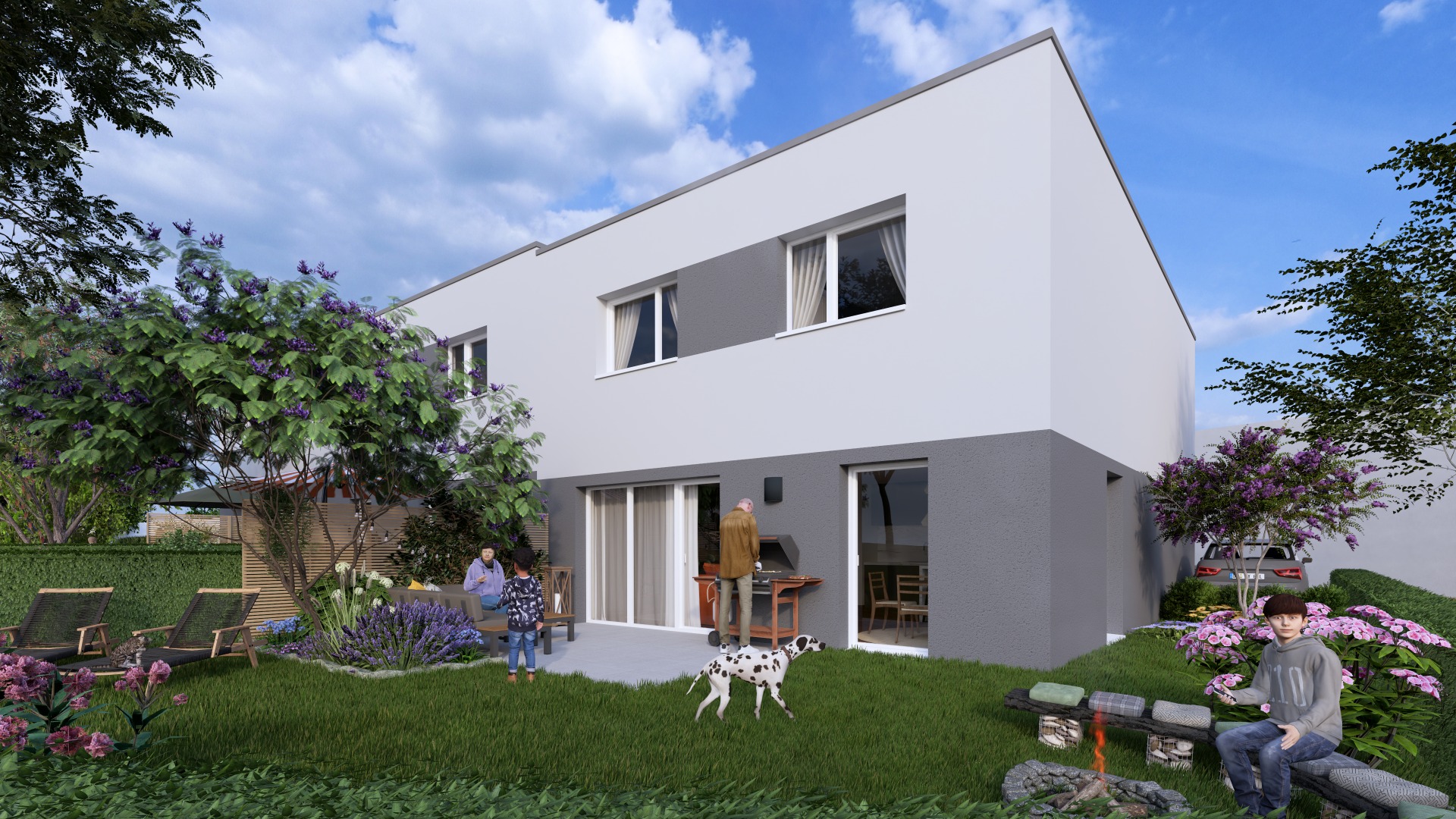 Bertrange Reihenhäuser - Villen & Häuser - Baumeister Haus